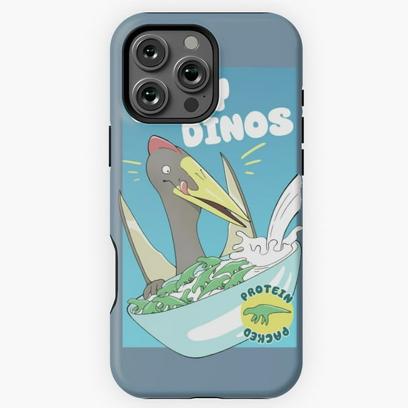 Baby Dino Cereal Funny Cartoon Cute iPhone Case 11 12 13 14 15 16 17 ...