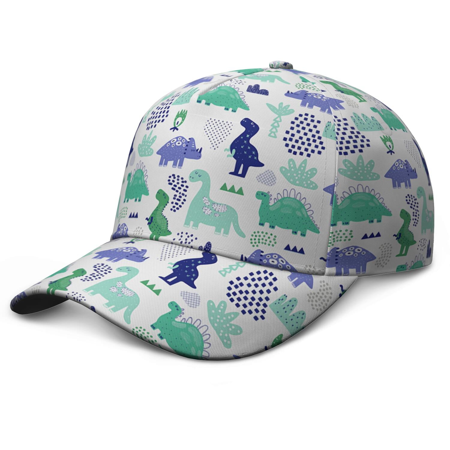 Baby Dinosaur Baseball Cap - Cute Cartoon Dino Print Adjustable Hat for ...