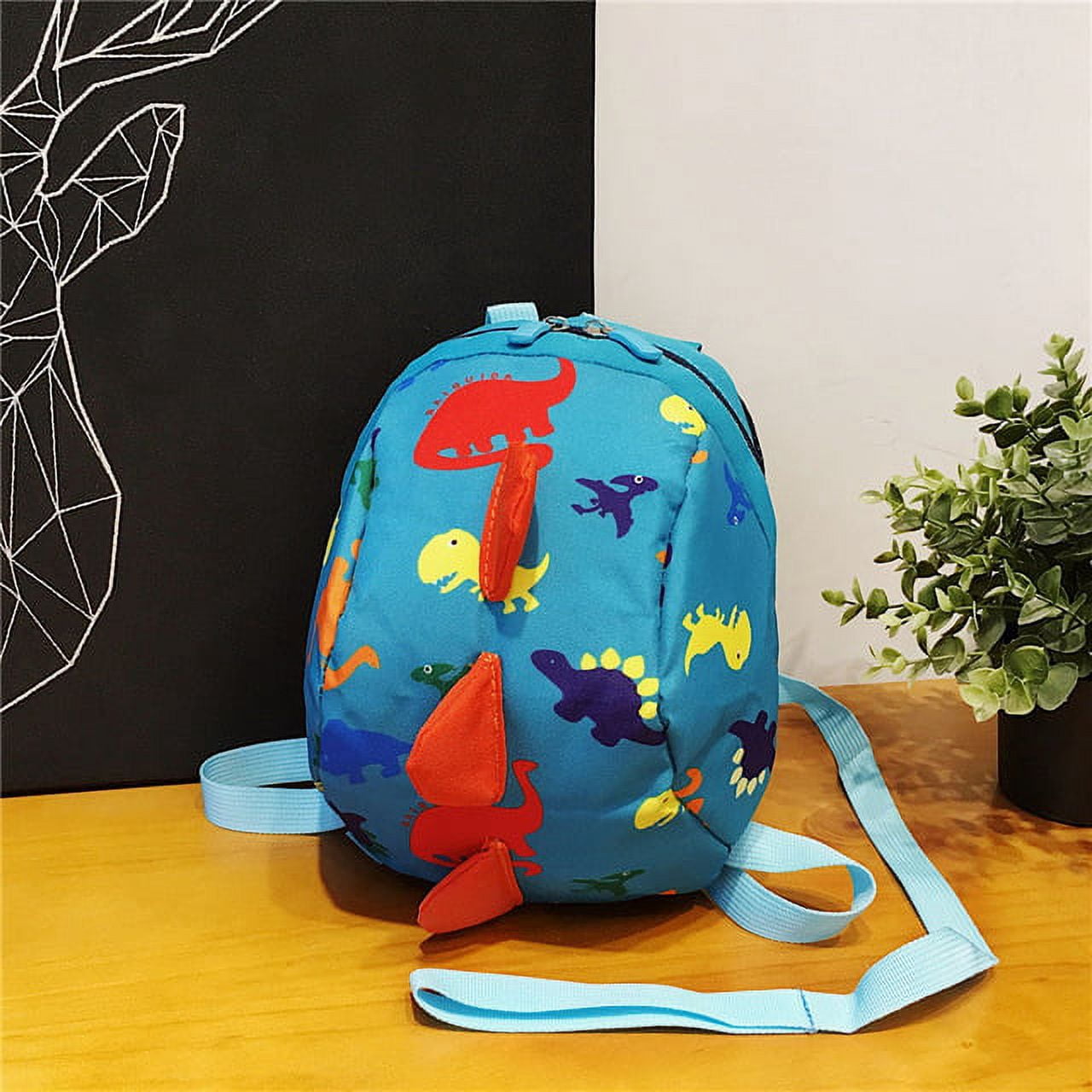 Baby Dinosaur Safety Harness Backpack Toddler Kids Canvas Leash Anti ...