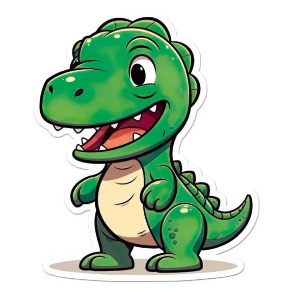 Baby Dinosaur T-Rex Sticker Phone Decal Water Bottle Stickers Car ...