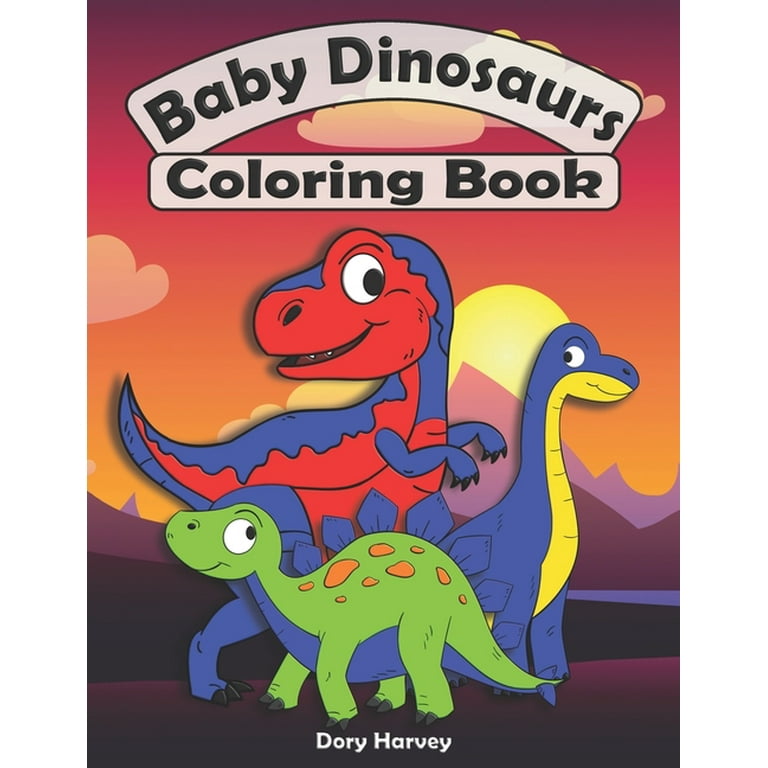 baby dinosaur coloring book