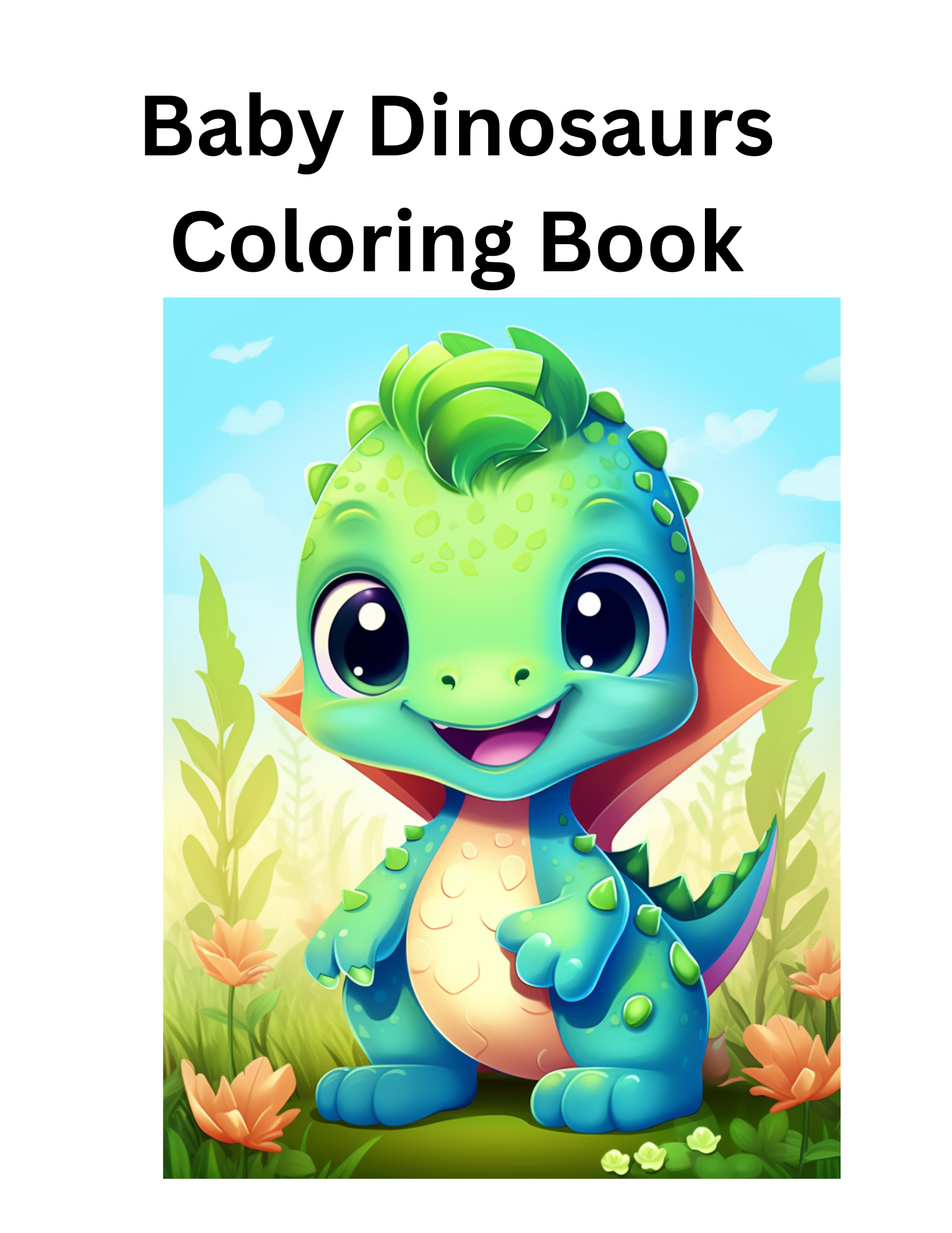Baby Dinosaurs coloring book - Walmart.com