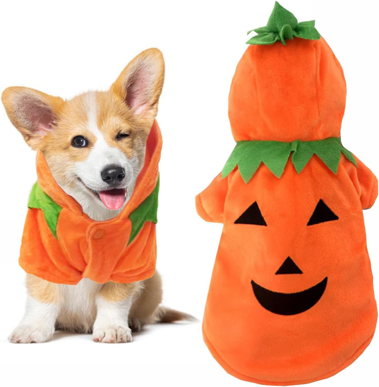 Baby Dog Costume Pet Halloweens Costume Pumpkin Costume for Dogs ...