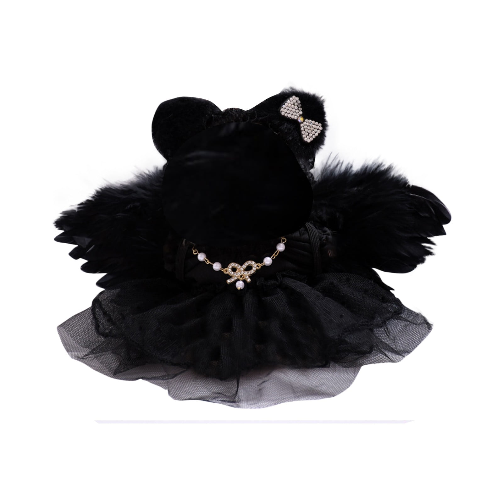 Baby Doll Accessories, Black Devil Lace Dress Set, Clothes for Doll ...