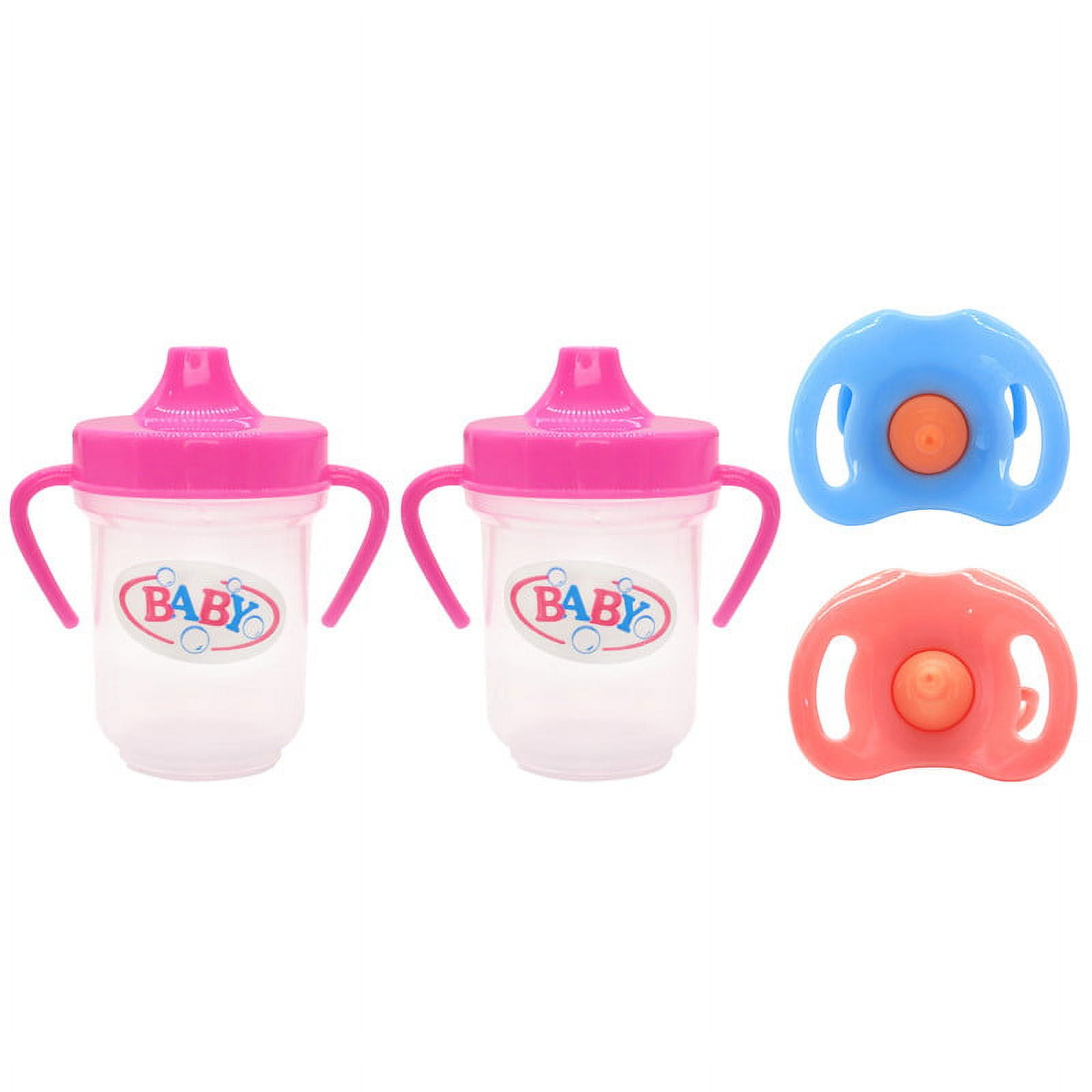 Baby Doll Bottles and Pacifier Fun Play Doll Bottle Set Toys 4 pcs ...
