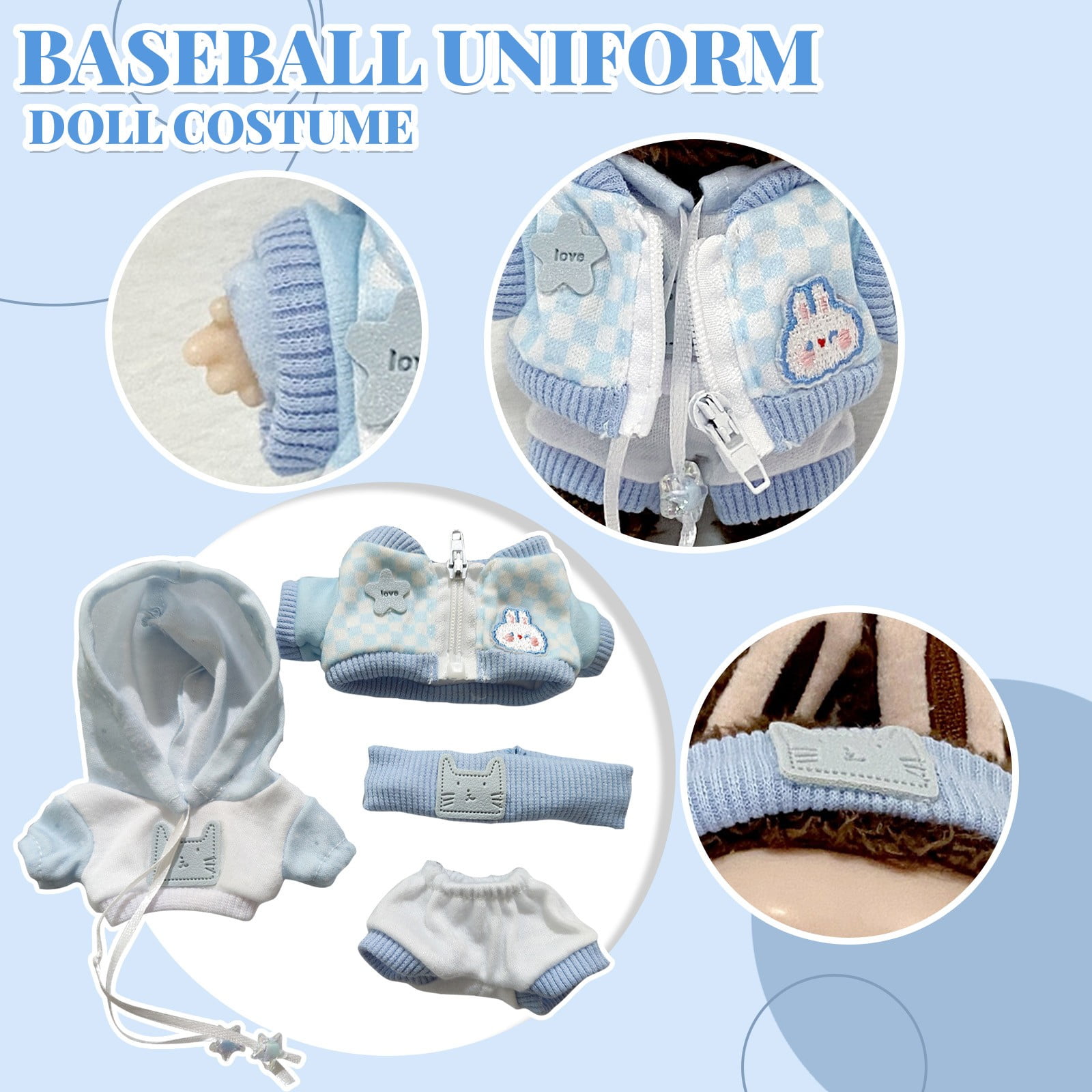 Baby Doll Clothes Macaron Labu/bus Pop Martys,Lapvbu Doll Clothes - Fit ...