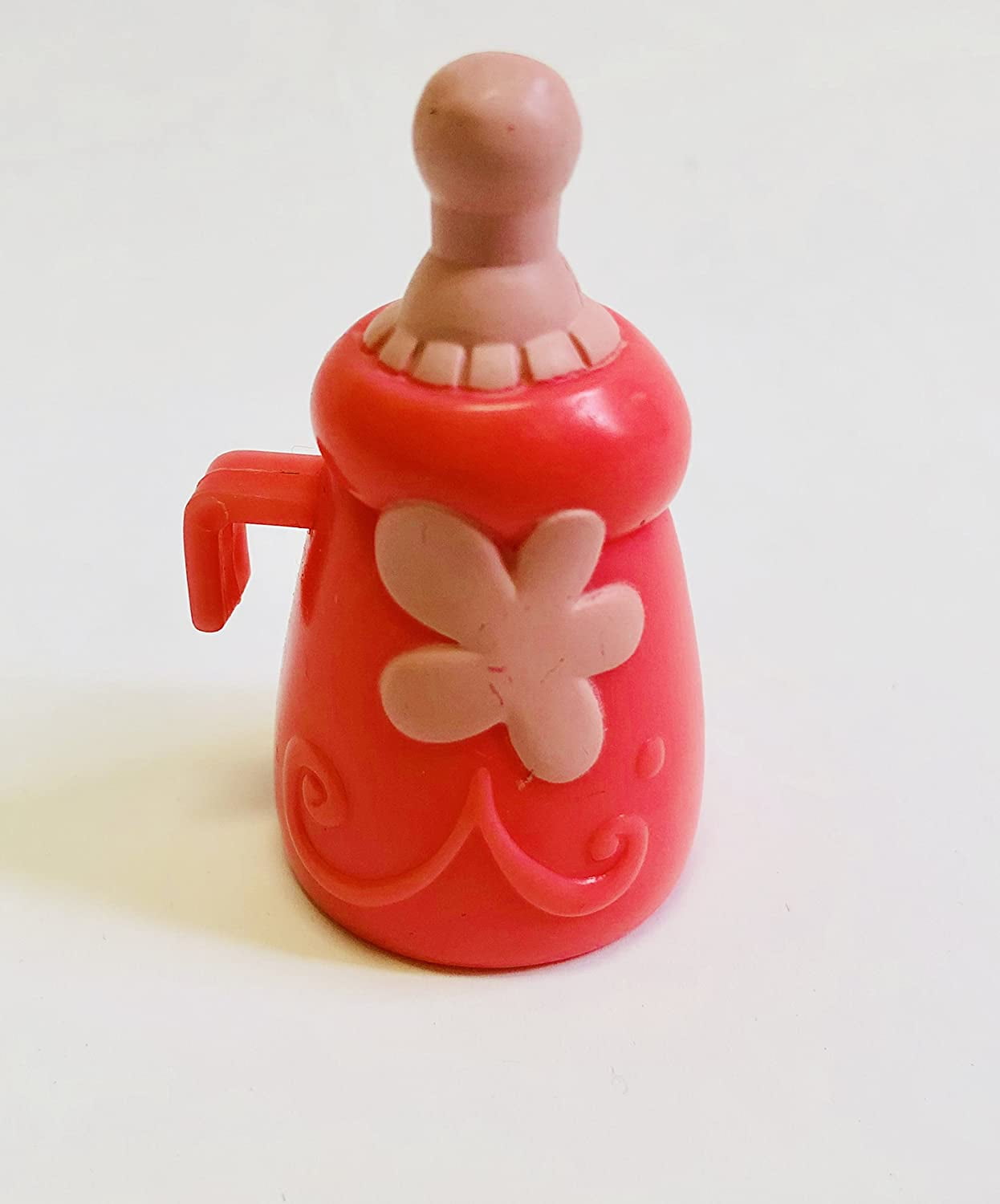 Baby Doll Dollhouse Playset Milk Bottle Feeder Pink With Flower ...