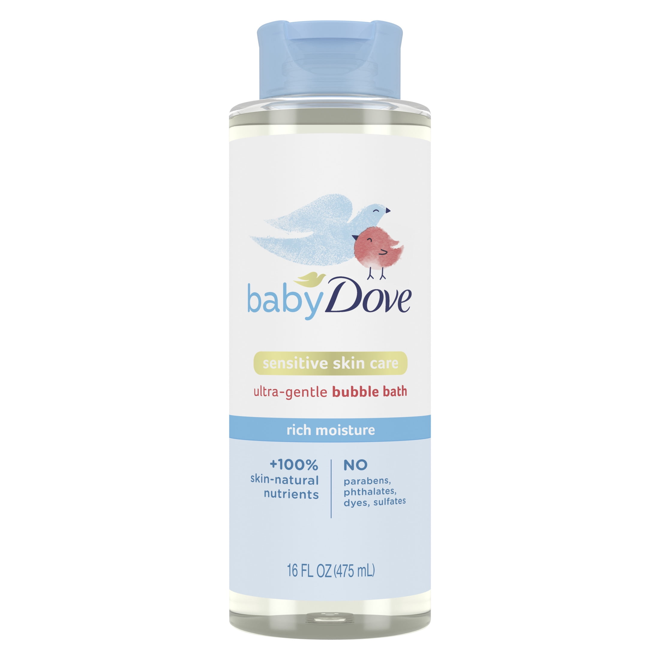 Baby Dove, Baby Bubble Bath, 16 oz, Nourishing Sensitive Skin Care ...