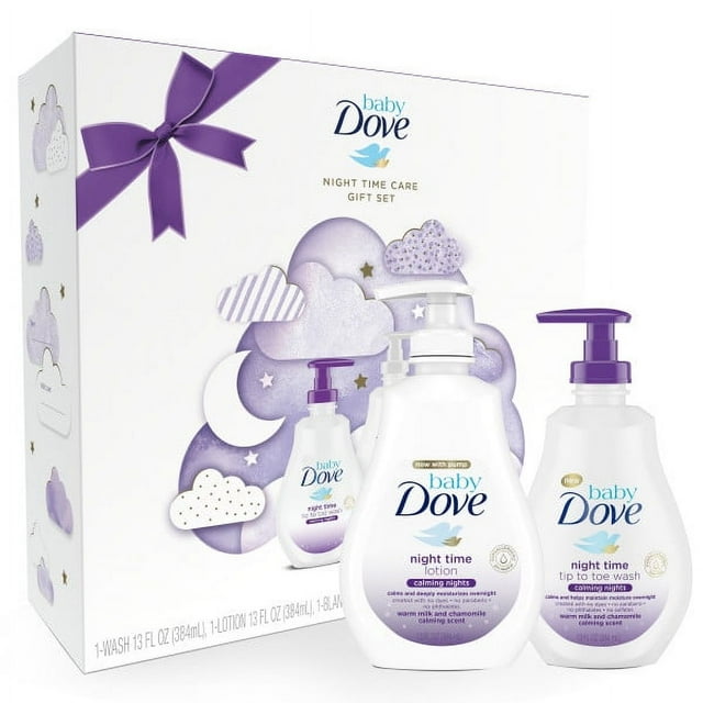 Baby Dove Gift Set Night Time Care, 4 Count - Walmart.com