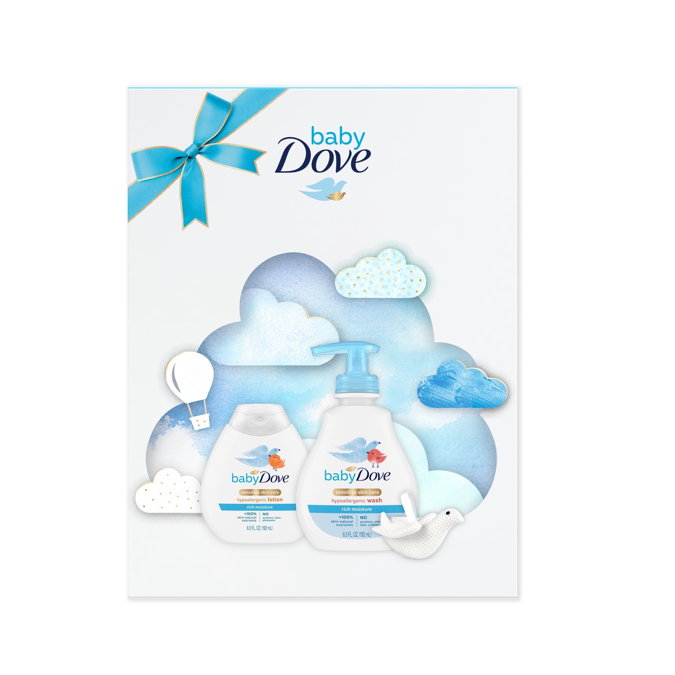 Baby Dove Moisture Rich Hypoallergenic Holiday Gift for New Moms ...