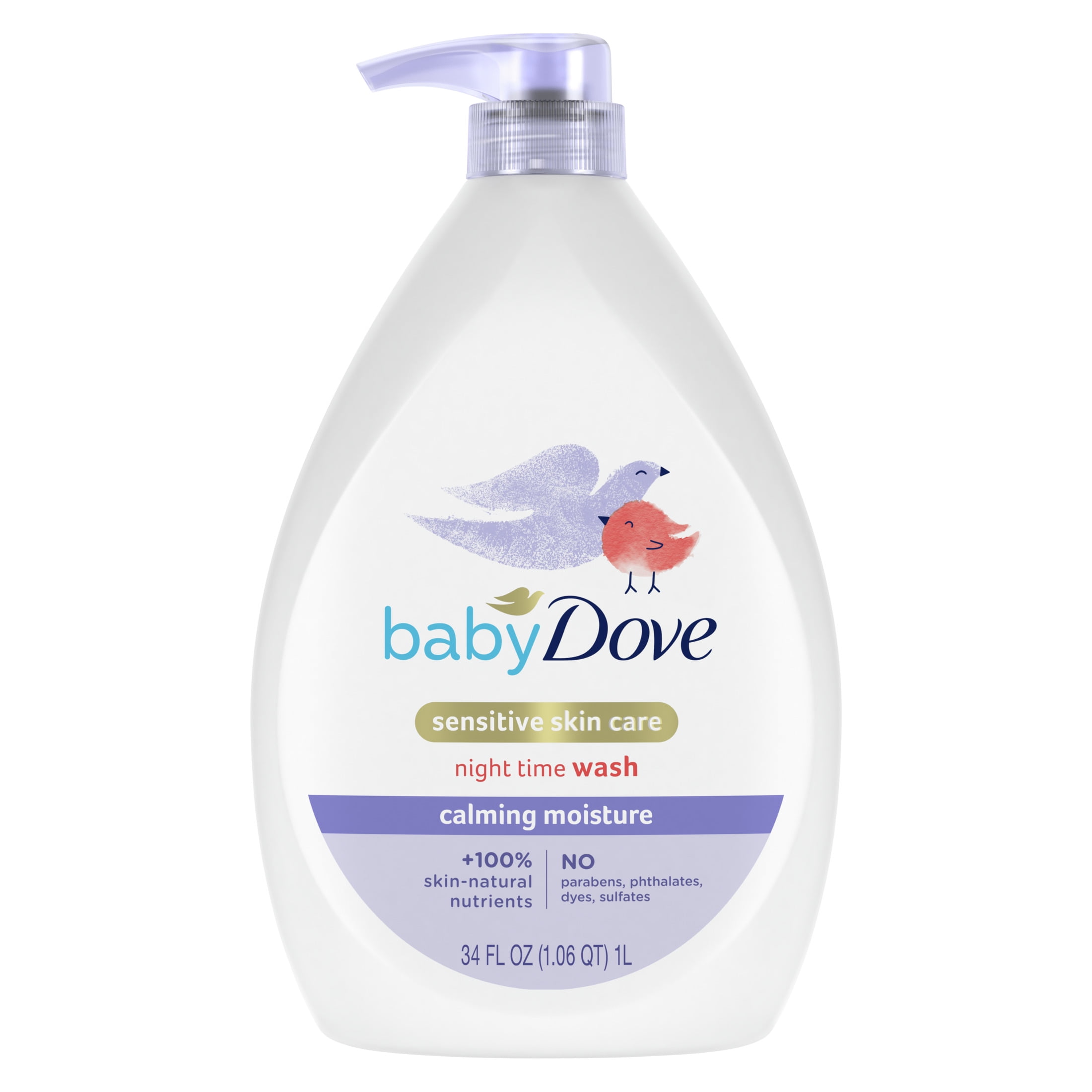 Baby Dove Sensitive Skin Body Wash Calming Moisture Hypoallergenic ...