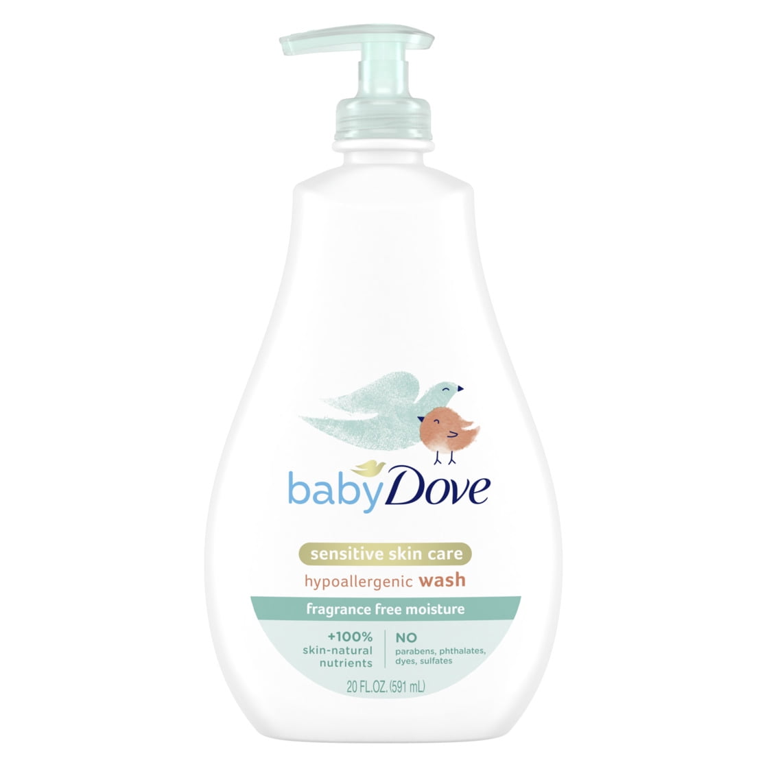 Baby Dove Hypoallergenic, Unscented, Eczema-Safe Baby Wash for ...