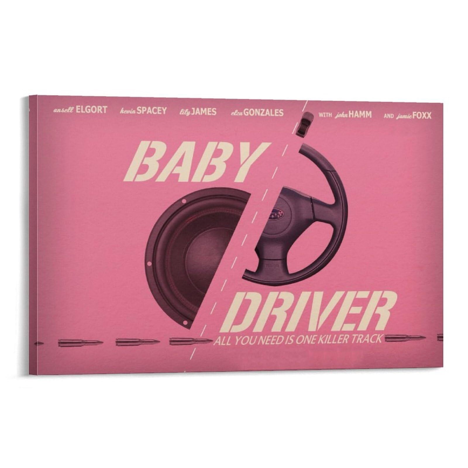 Baby Driver Action Crime Movie Poster (12) Posters Wall Art Painting ...