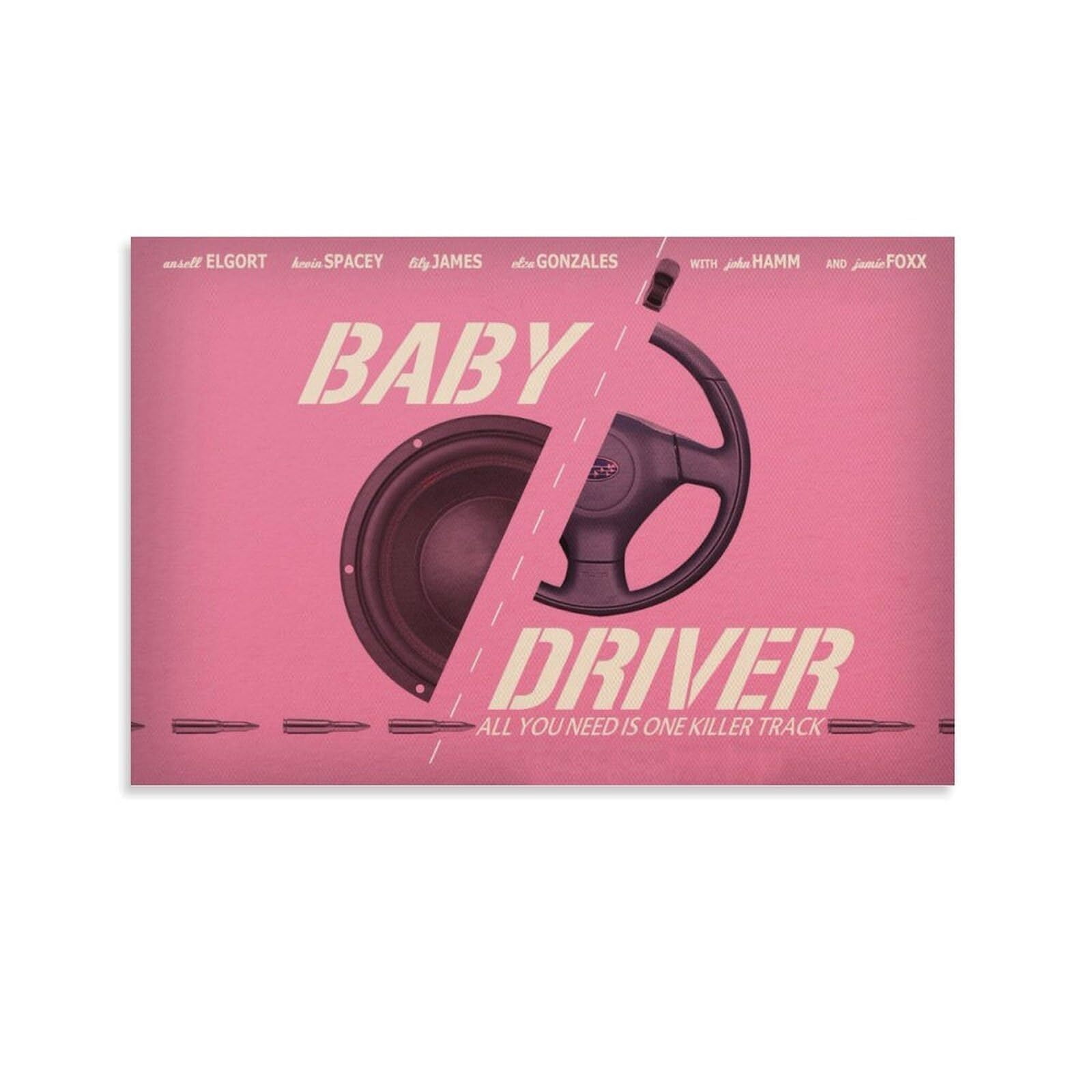 Baby Driver Action Crime Movie Poster (12) Posters Wall Art Painting ...