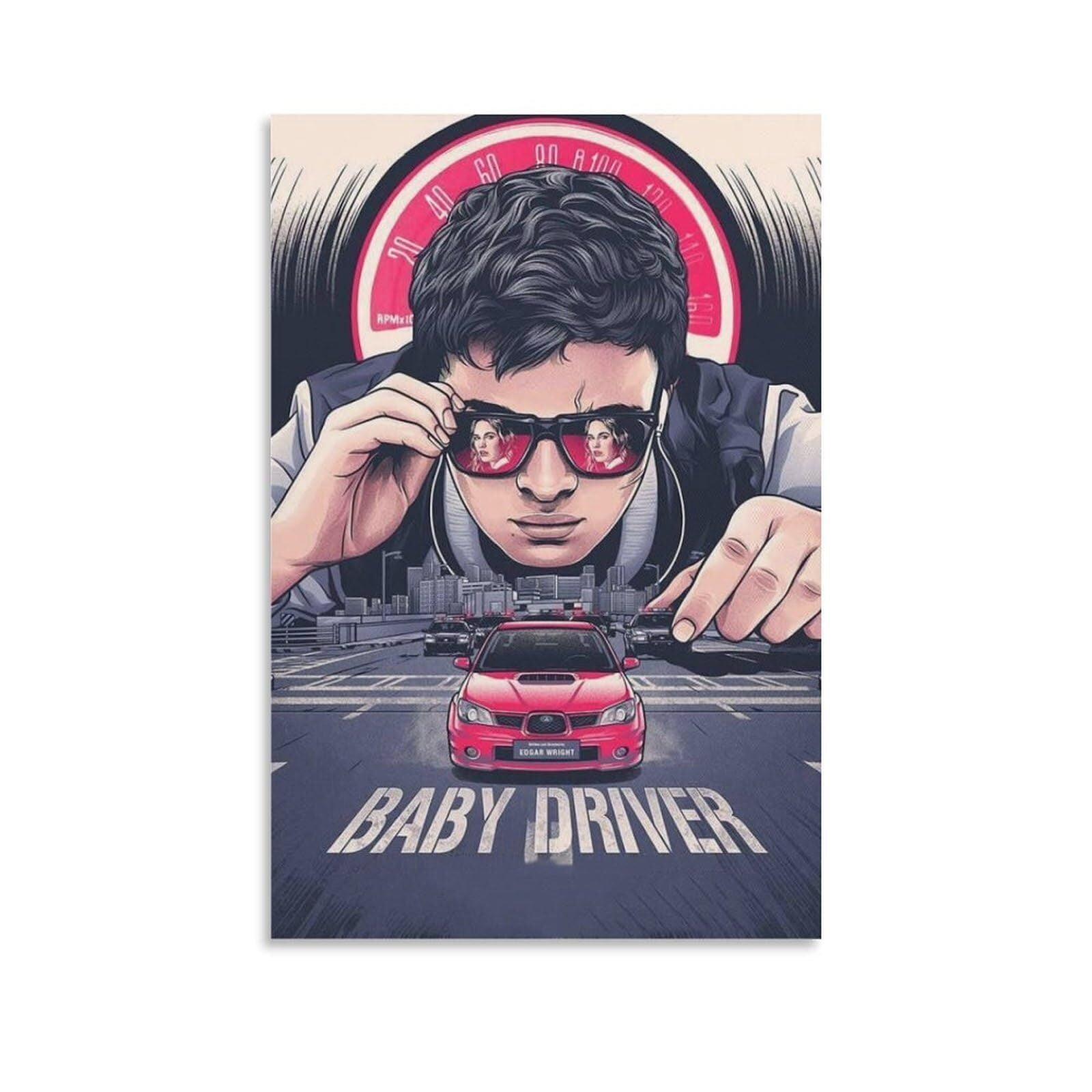 Baby Driver Action Crime Movie Poster (31) Poster Decorative Painting ...