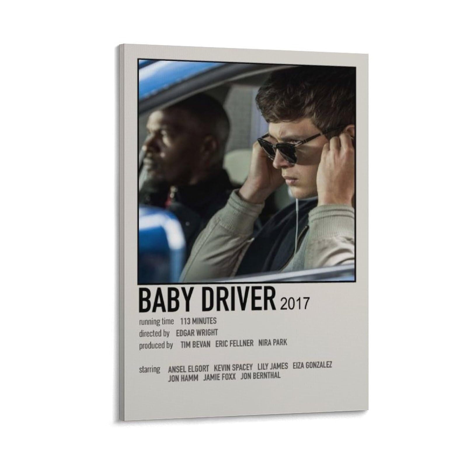 Baby Driver Action Crime Movie Poster (4) Artworks Picture Print Poster ...
