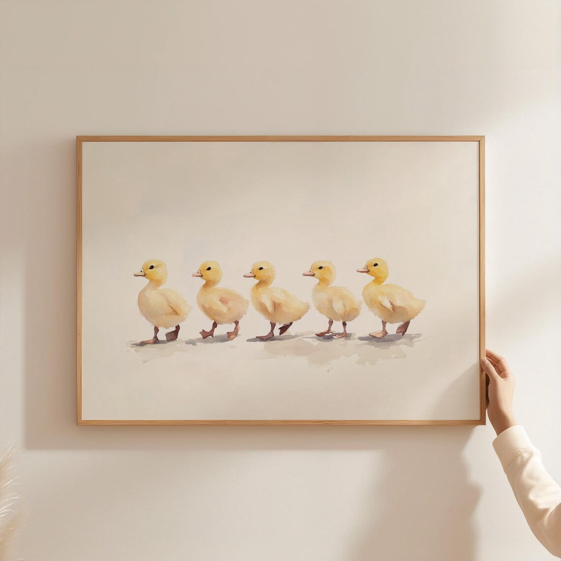 Baby Duck Farm Animal Nursery Poster, Unframed Size 8x12 - Walmart.com