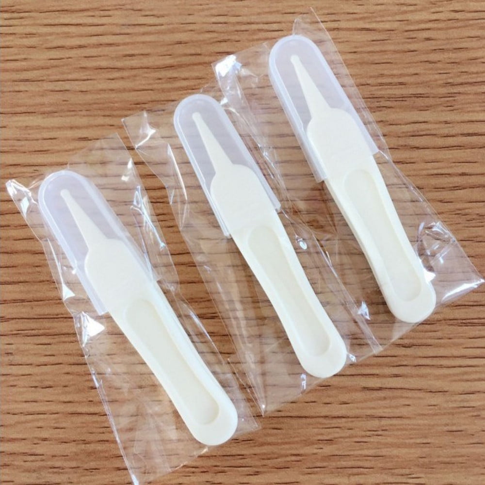 Baby Ear Nose Navel Clean Tweezer Tweezers Pincet safety Forceps ...