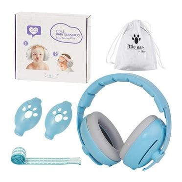 Kids Earmuffs Hearing Protection with Travel Bag- Junior Ear Defenders ...