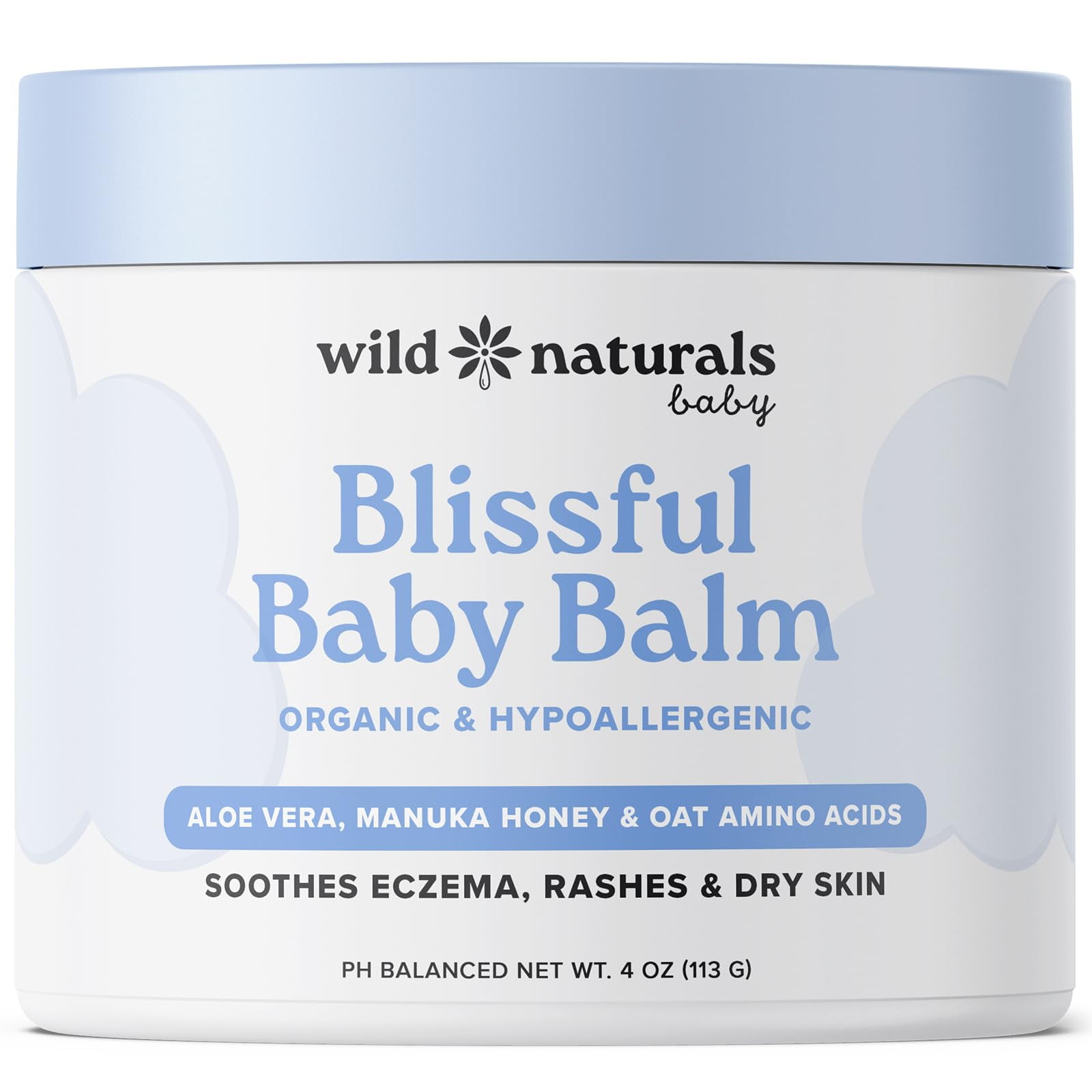 Baby Eczema Cream - WHF2 Moisturizer for Dry, Itchy, Sensitive Skin ...