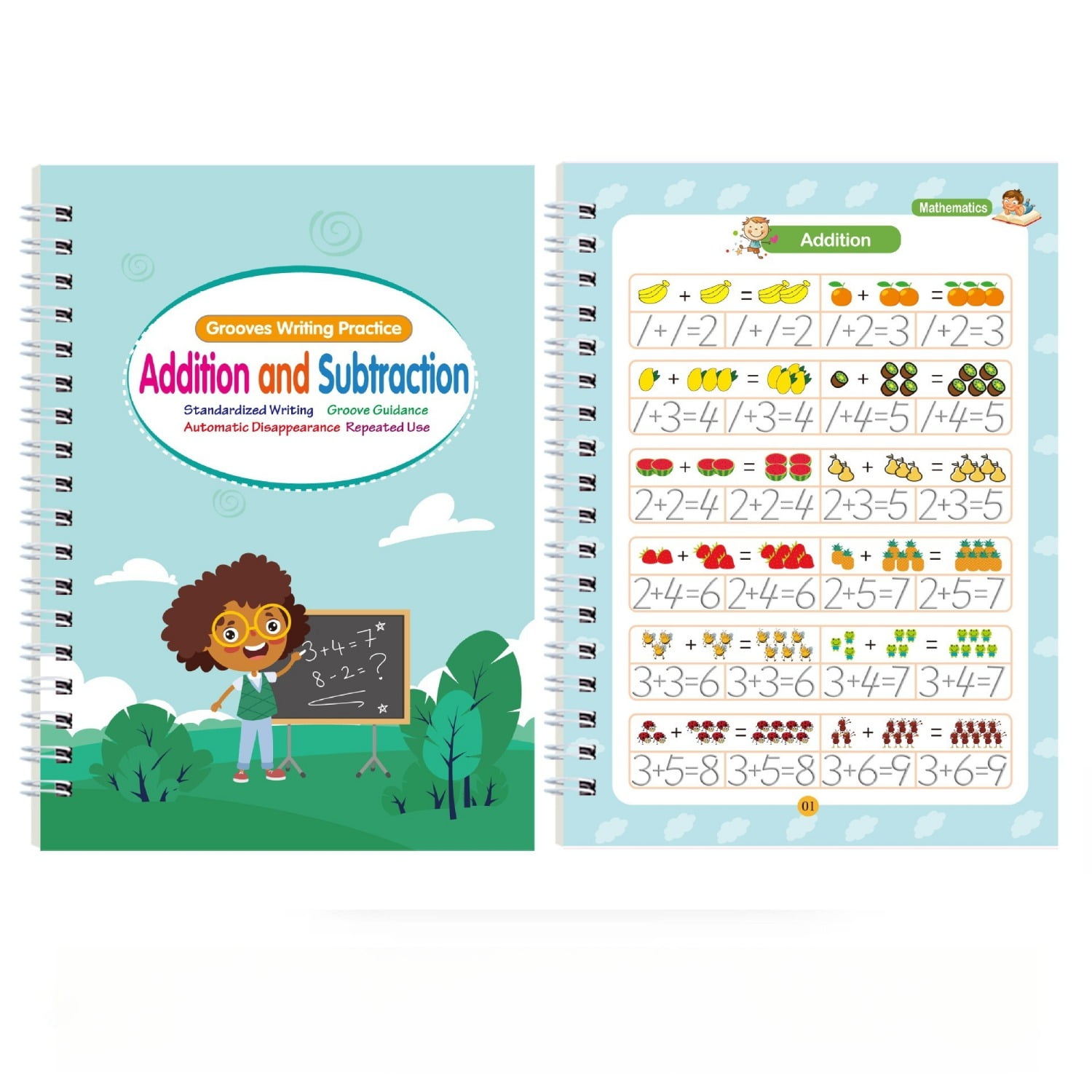 Baby Education Toys, Colorful Kids' Learning Workbooks for Ages 3-5 ...