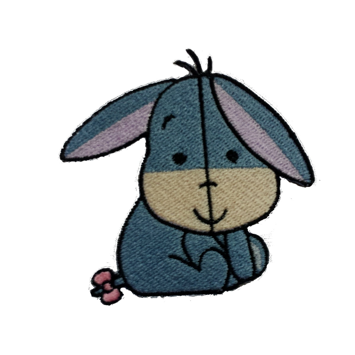Baby Eeyore Pink Bow Fully Embroidered Sew/Iron On Patch - Walmart.com