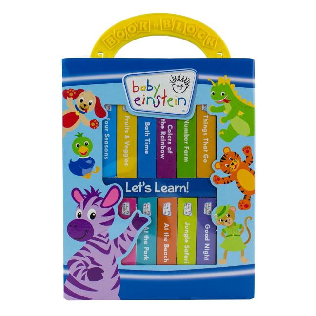 Baby Einstein Book Block (12 Board Books with Carry Handle) - Walmart.com