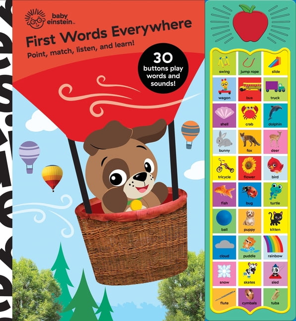 Baby Einstein: First Words Everywhere Sound Book (Hardcover) - Walmart.com