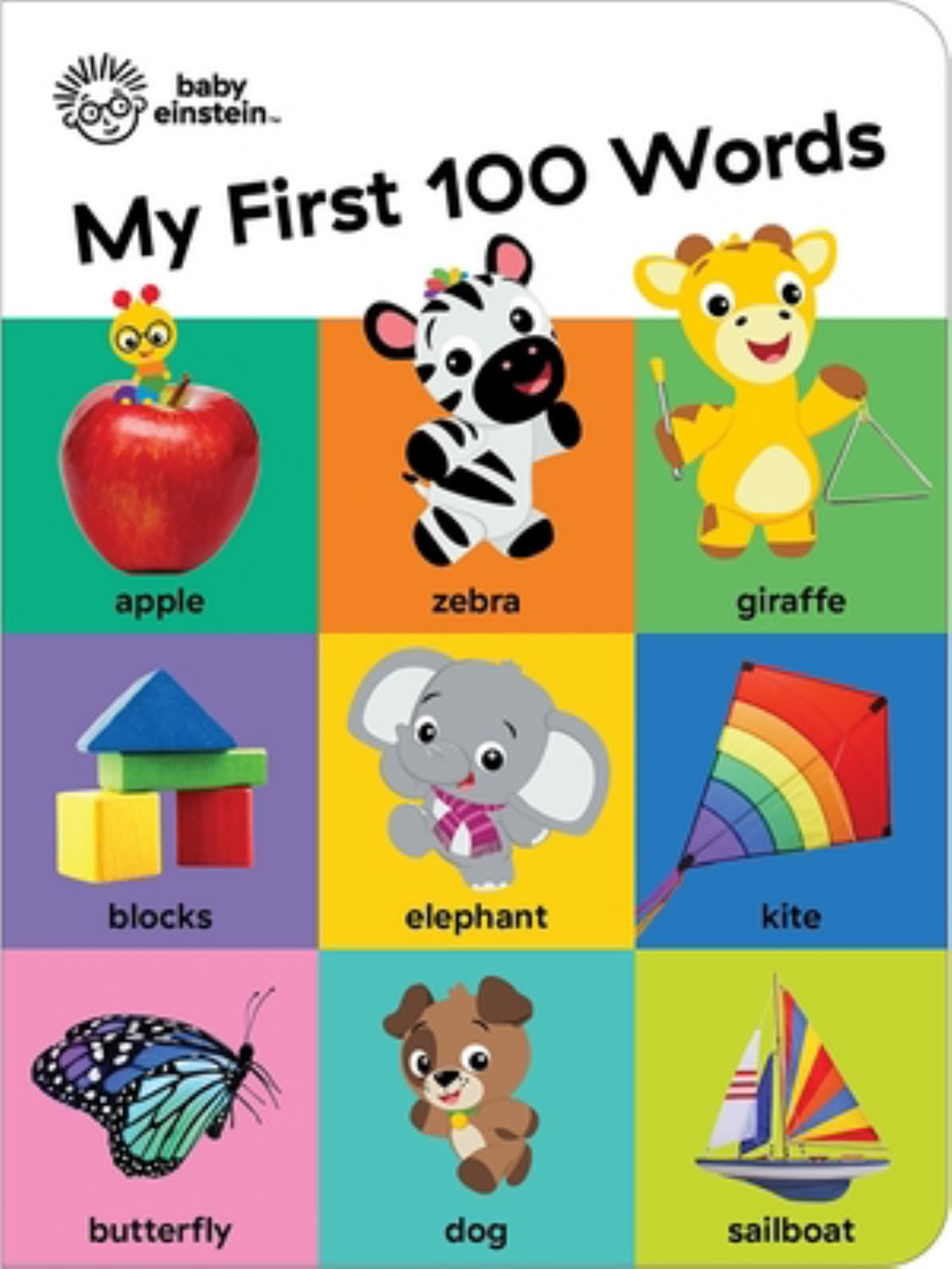 Baby Einstein: My First 100 Words (Board Book) - Walmart.com