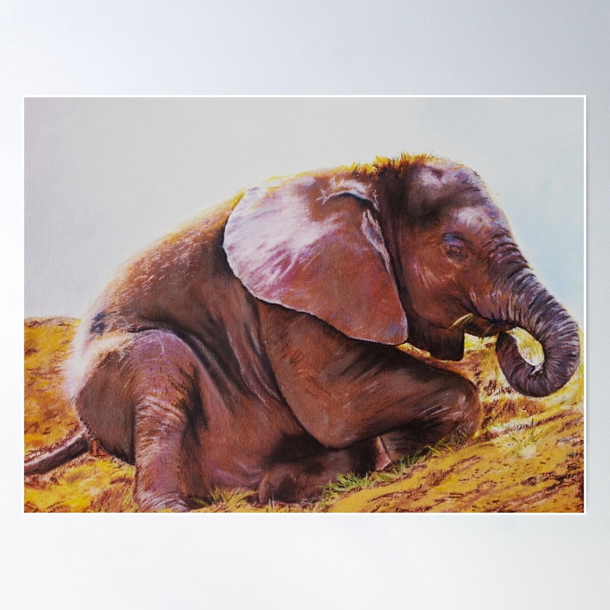 Baby Ele ...Its A Boy Poster Wall Art, Modern Wall Decor For Living ...