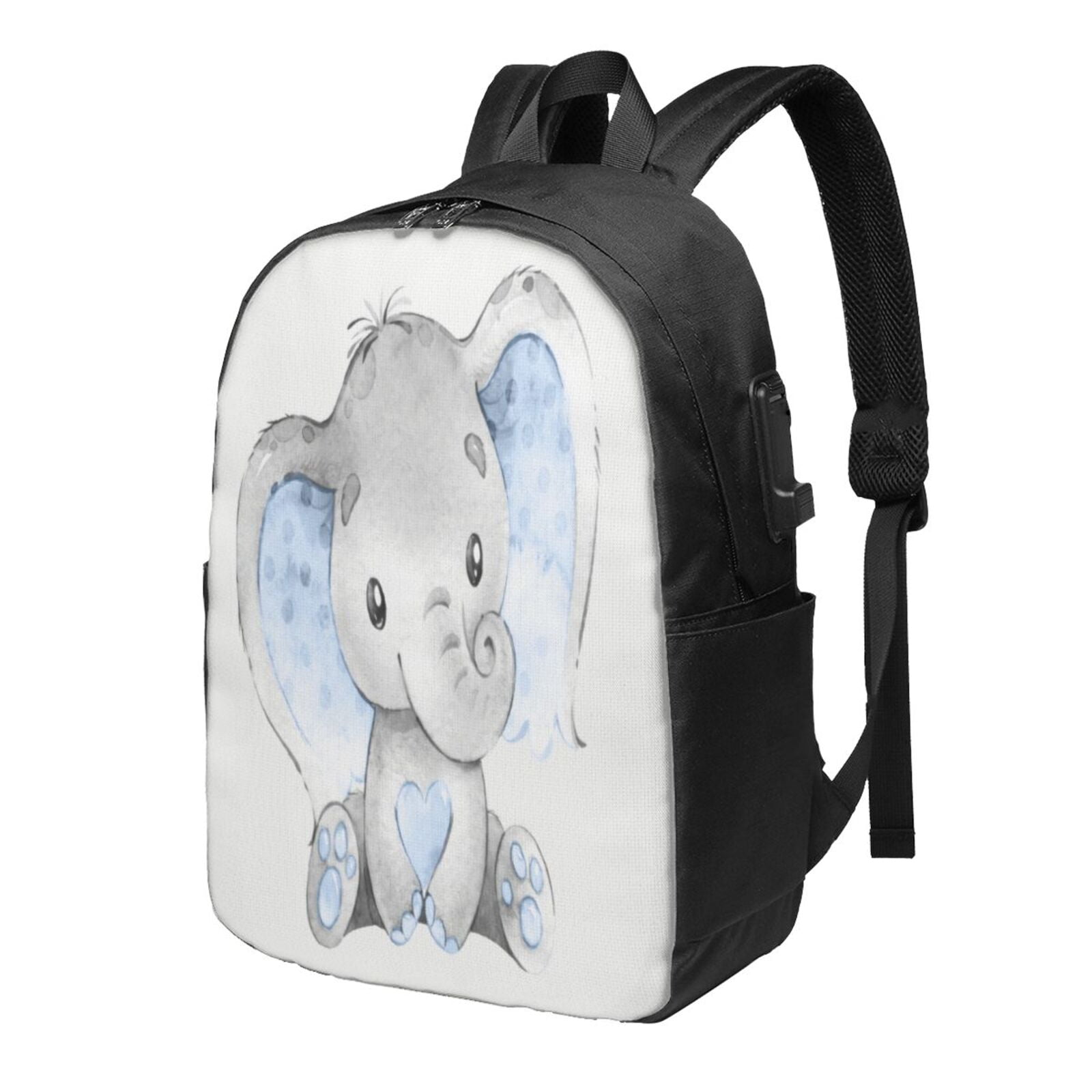 Baby Elephant Backpack Fashion Travel Backpack Laptop Backpack 17 Inch ...