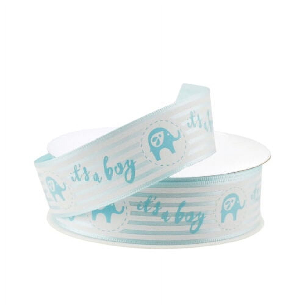 Baby Elephant Ribbon, 7/8-Inch, 4-Yard - Blue - Walmart.com