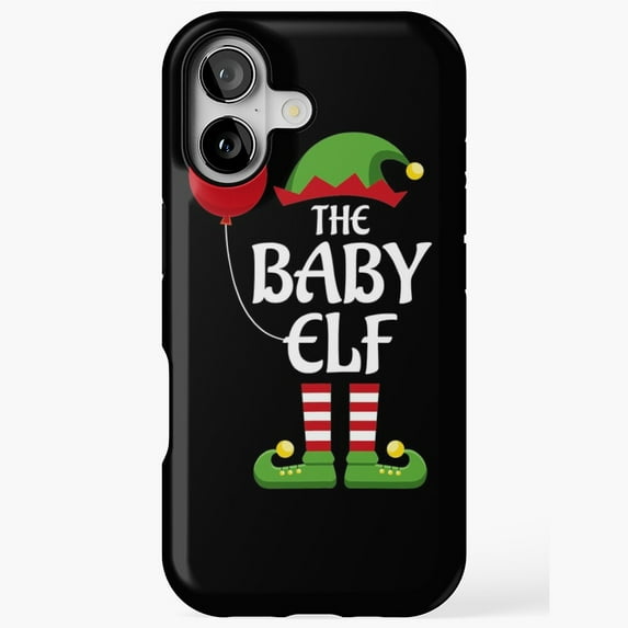 Baby Elf Family Matching Holiday Group iPhone Case 17 through 11 Pro ...