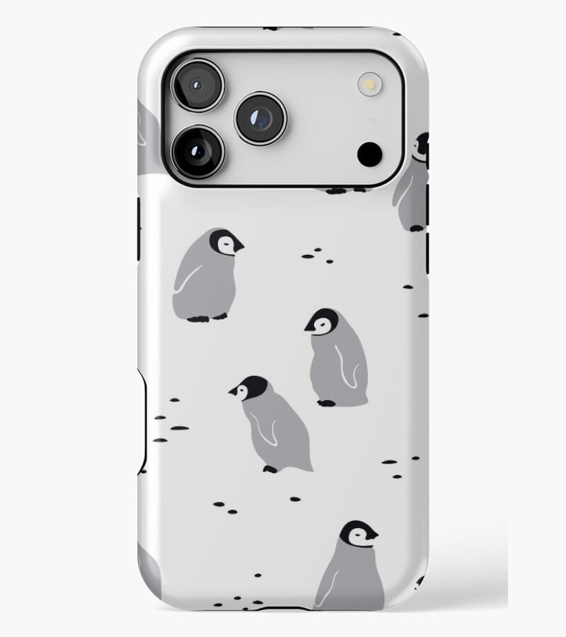 Baby Emperor penguin Chicks M2591, Protective Case for iPhone 17 16 15 ...