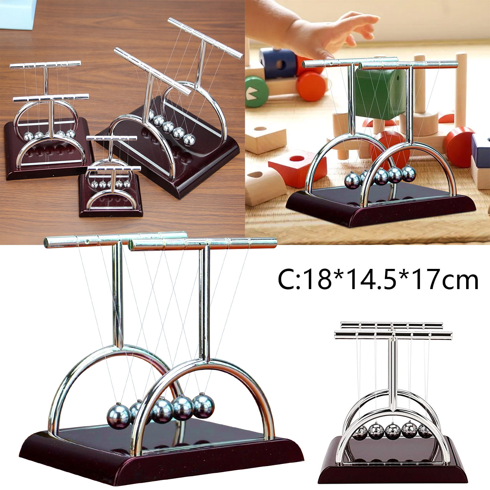 Baby Essentials,Inverted Cup Physics T Cradle Frame Base Steel Ball ... Baby Essentials,Inverted Cup Physics T Cradle Frame Base Steel Ball ...