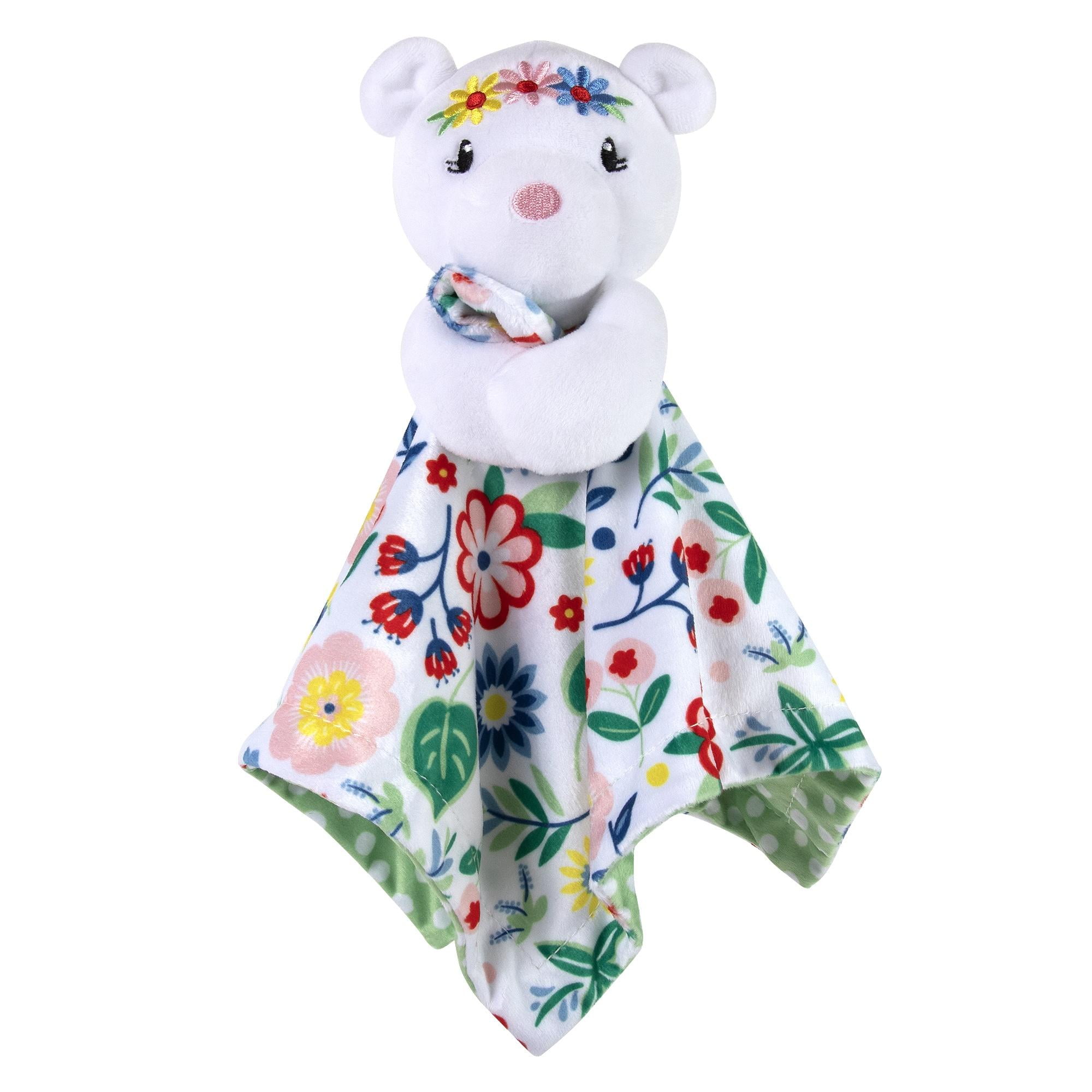 Baby Essentials Minky Doll Animal Snuggler Blanket for Newborns ...