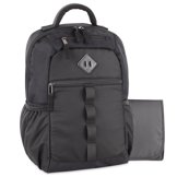 Baby Essentials Multi-Pocket Dual Zipper Flap Closure Diaper Bag ...