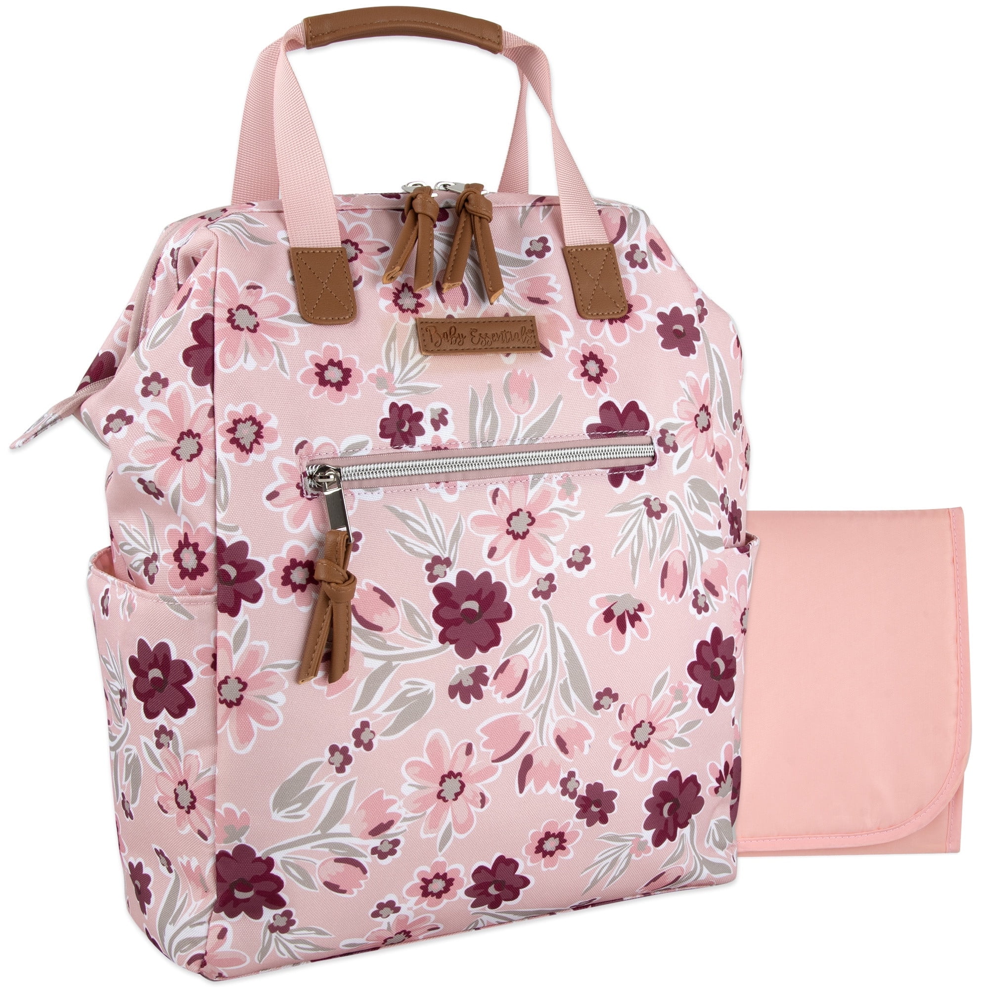 Baby Essentials Super Cooler Main Frame Dual Zipper Closure Diaper Bag ...