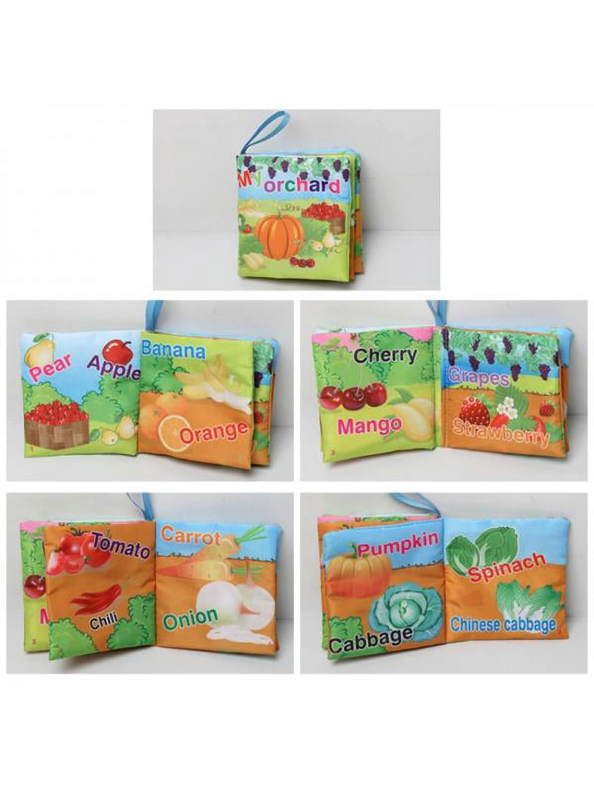 Baby Fabric Activity Crinkle Soft Books for Infant Early Educational ...