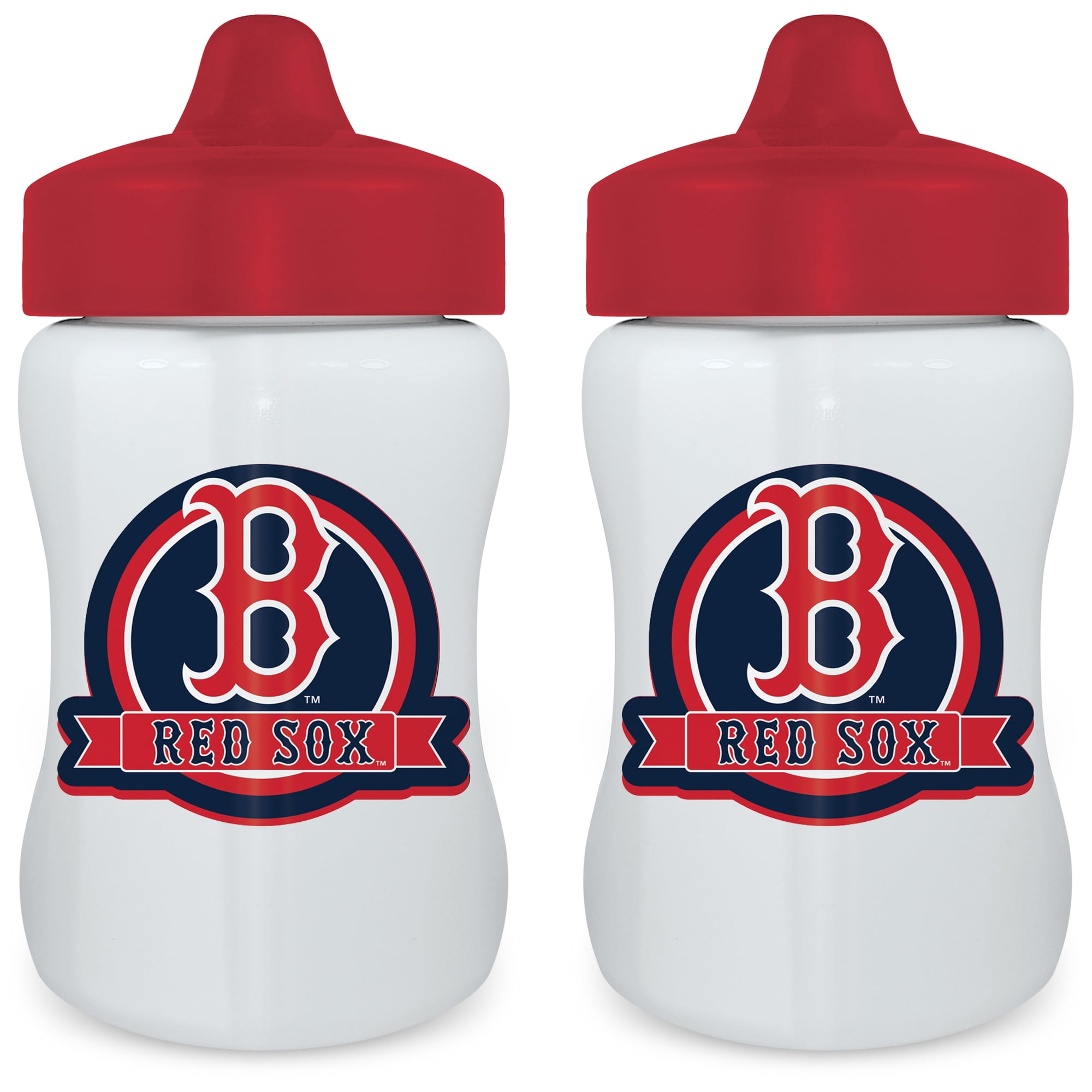 Baby Fanatic - MLB 2-Pack Sippy Cup Set, Boston Red Sox - Walmart.com