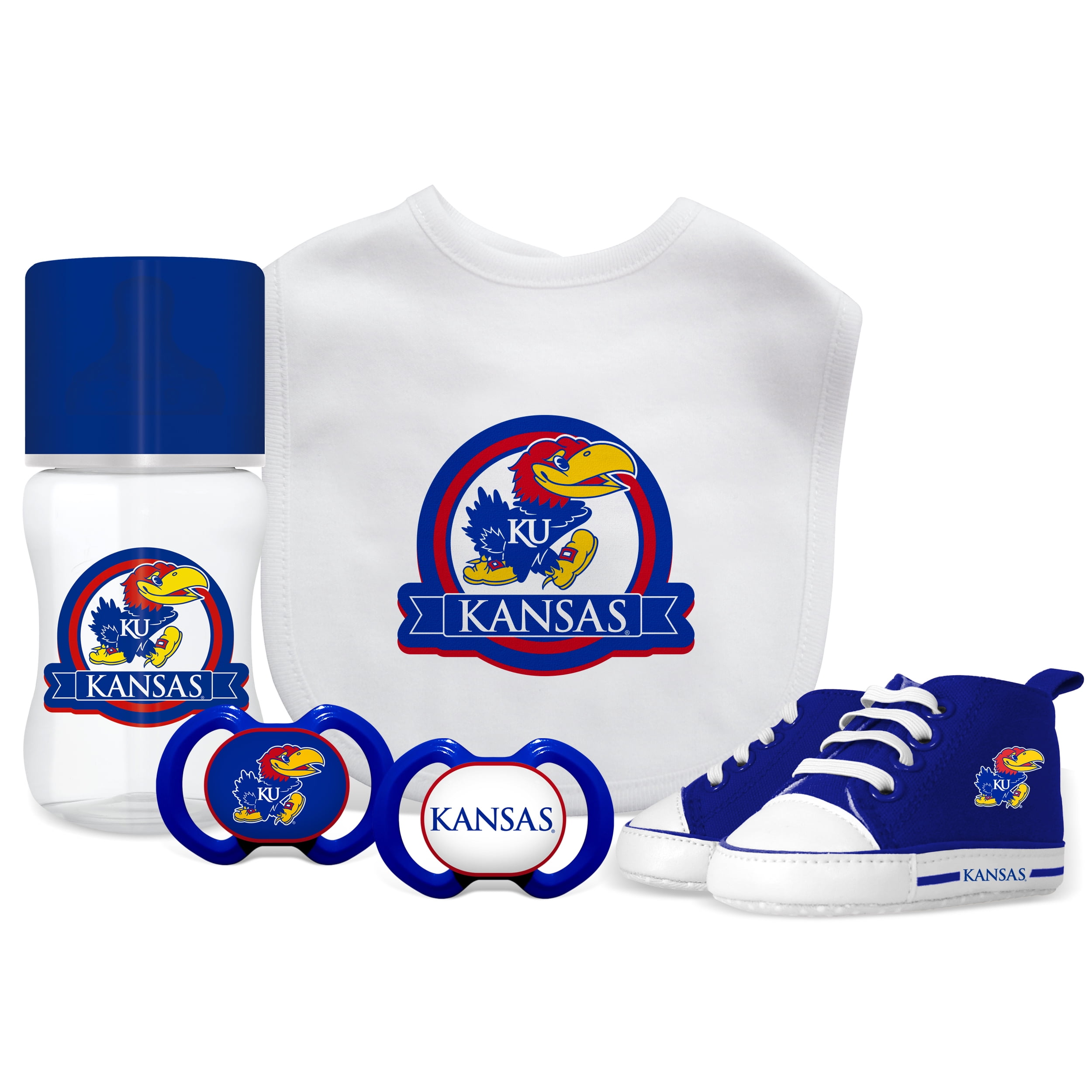 Baby Fanatics NCAA Kansas 5-Piece Gift Set - Walmart.com