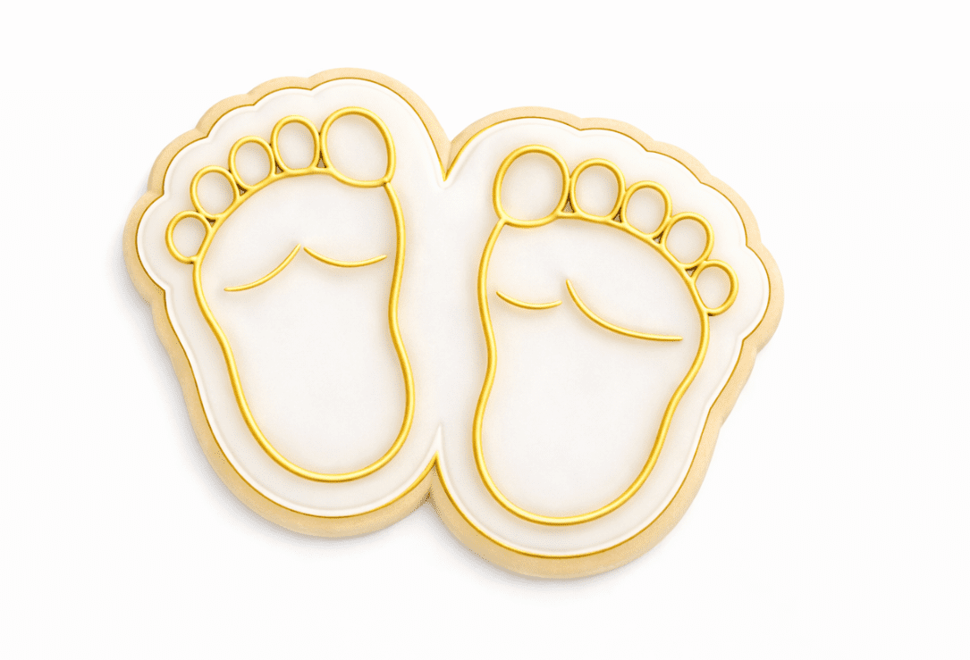 Baby Feet Cookie Cutter With Stamp and Size Options - Walmart.com