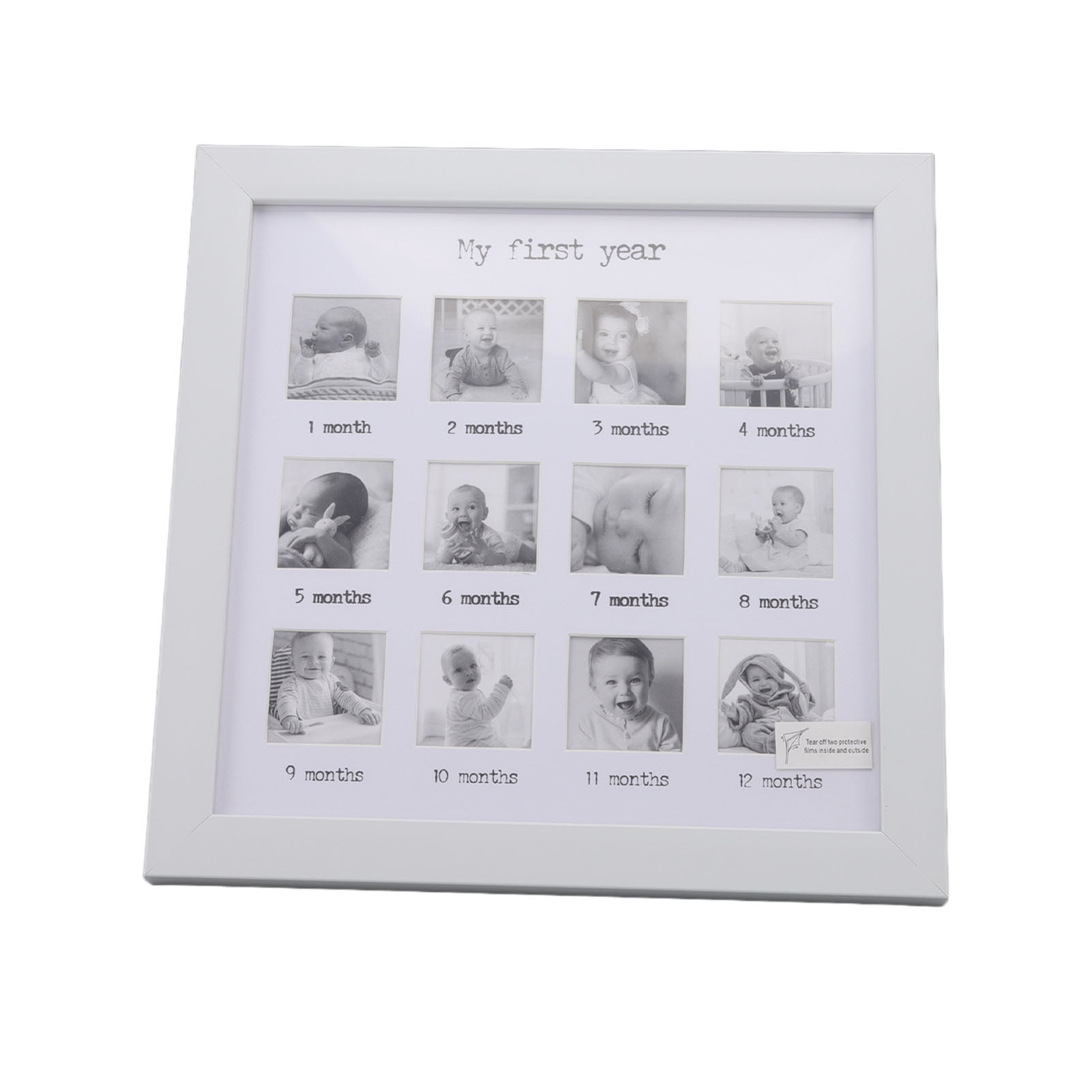 Baby First Year Photo Frame, Newborn Monthly Photo Frame 12 Months For ...