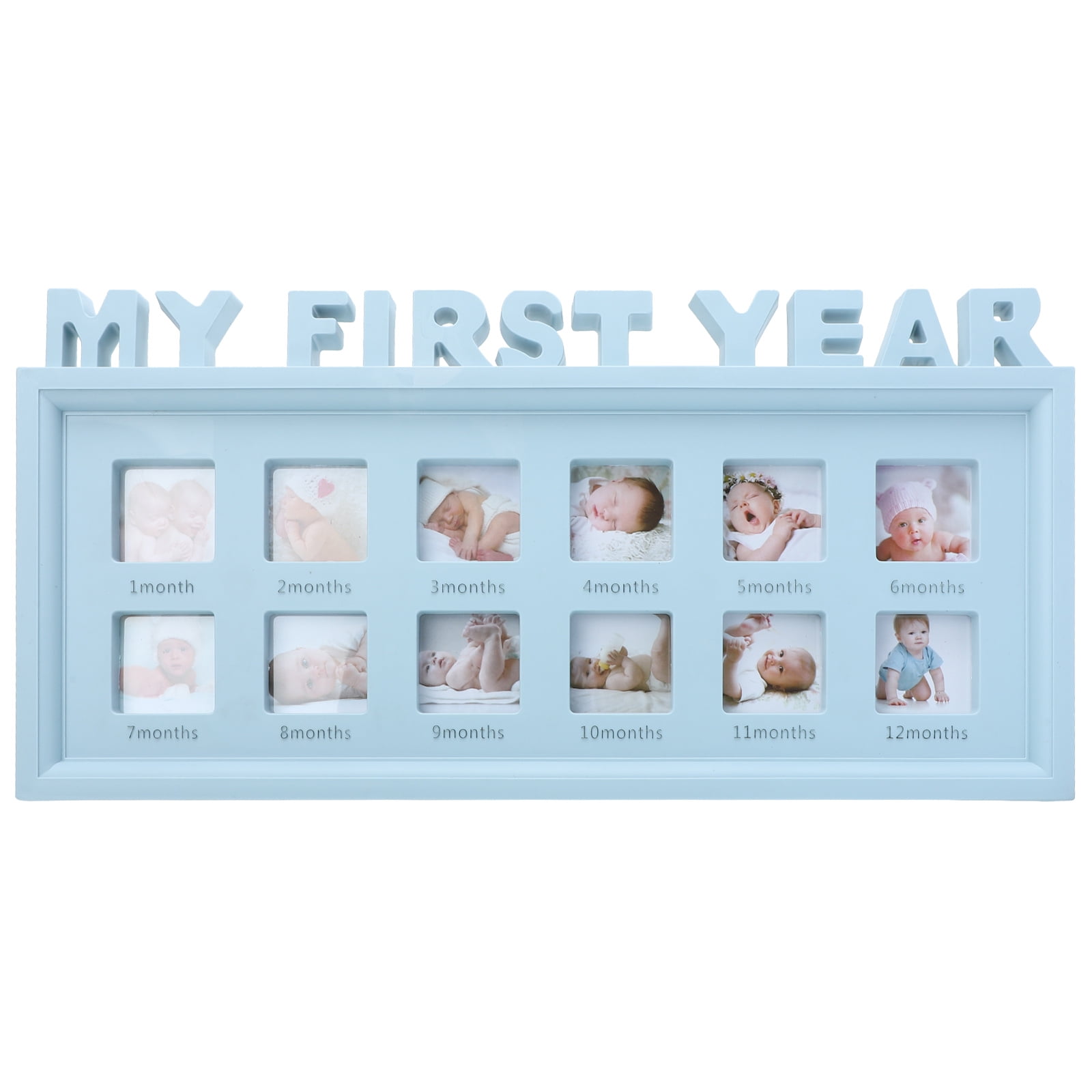 Baby First Year Picture Frame 12 Month Milestone Photo Frame Baby ...