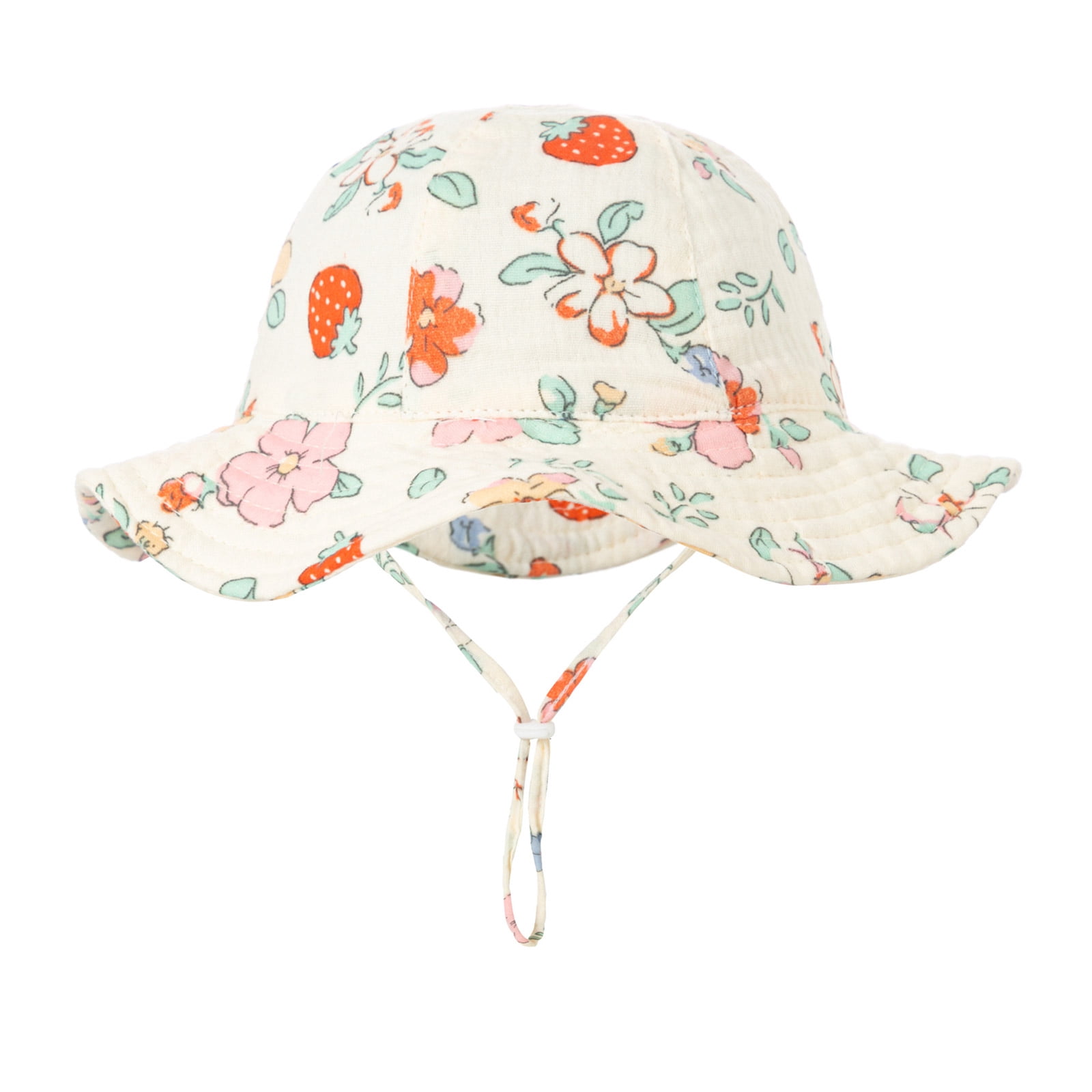 Baby Fisherman Hat Wide Brimmed Bucket Hat for Toddler Girls Infant Sun ...