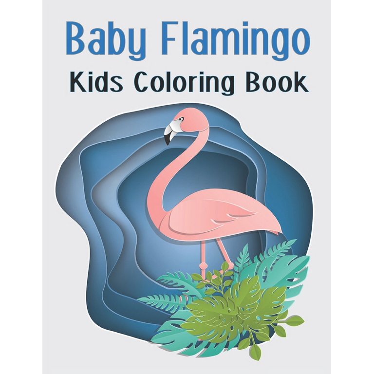 baby flamingo coloring pages