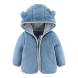 Baby Jacket with Hooded Soft Lightweight Cute Cartoon Animal Printed ...