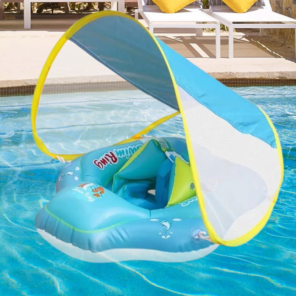 Baby Float Swimming Ring Safety Seat Inflatable Toy Game Anti Slip for ...