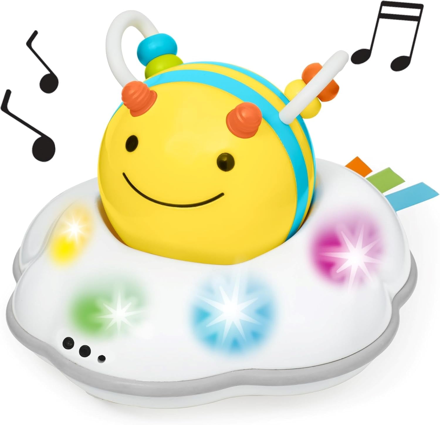 Baby Follow-Me Bee Tummy Time Crawl Toy 3-Stage Infant Sensory ...