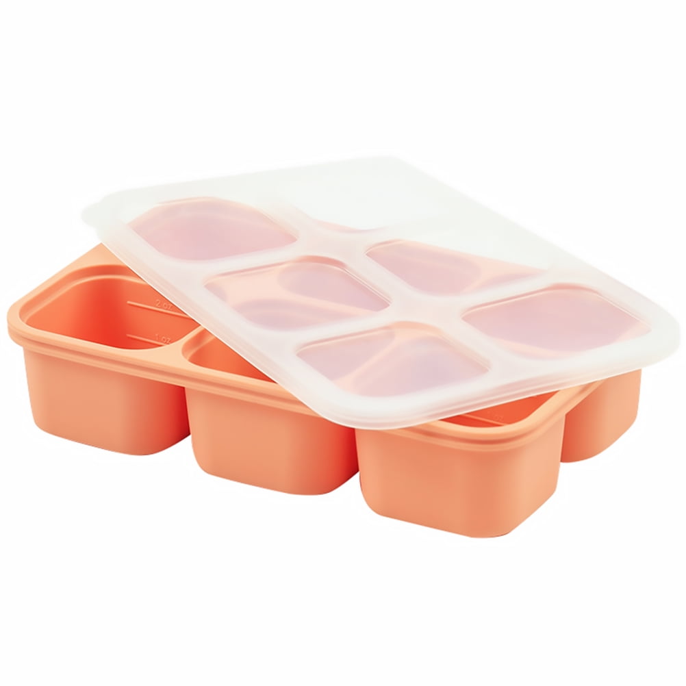 Baby Food Container Silicone Crisper Baby Complementary Food Lattice ...